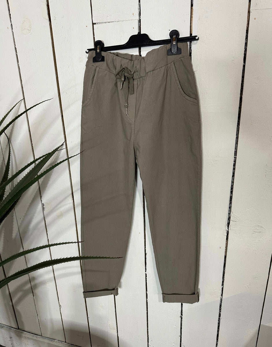 Plain Magic Pants Size 2 – Button Boutique